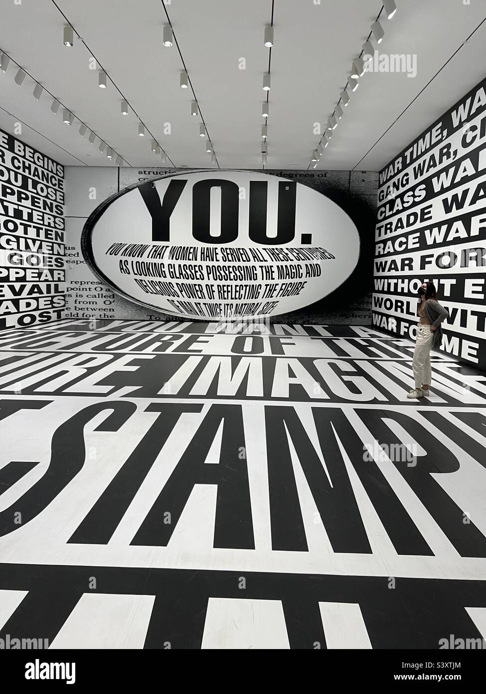 Barbara kruger installation hi-res stock photography and images - Alamy