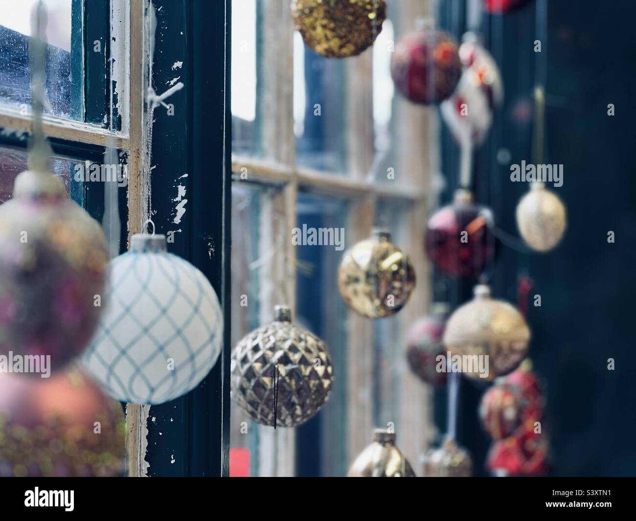 Hanging Ornaments From Window