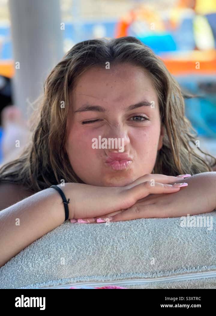 Winky face hi-res stock photography and images - Alamy