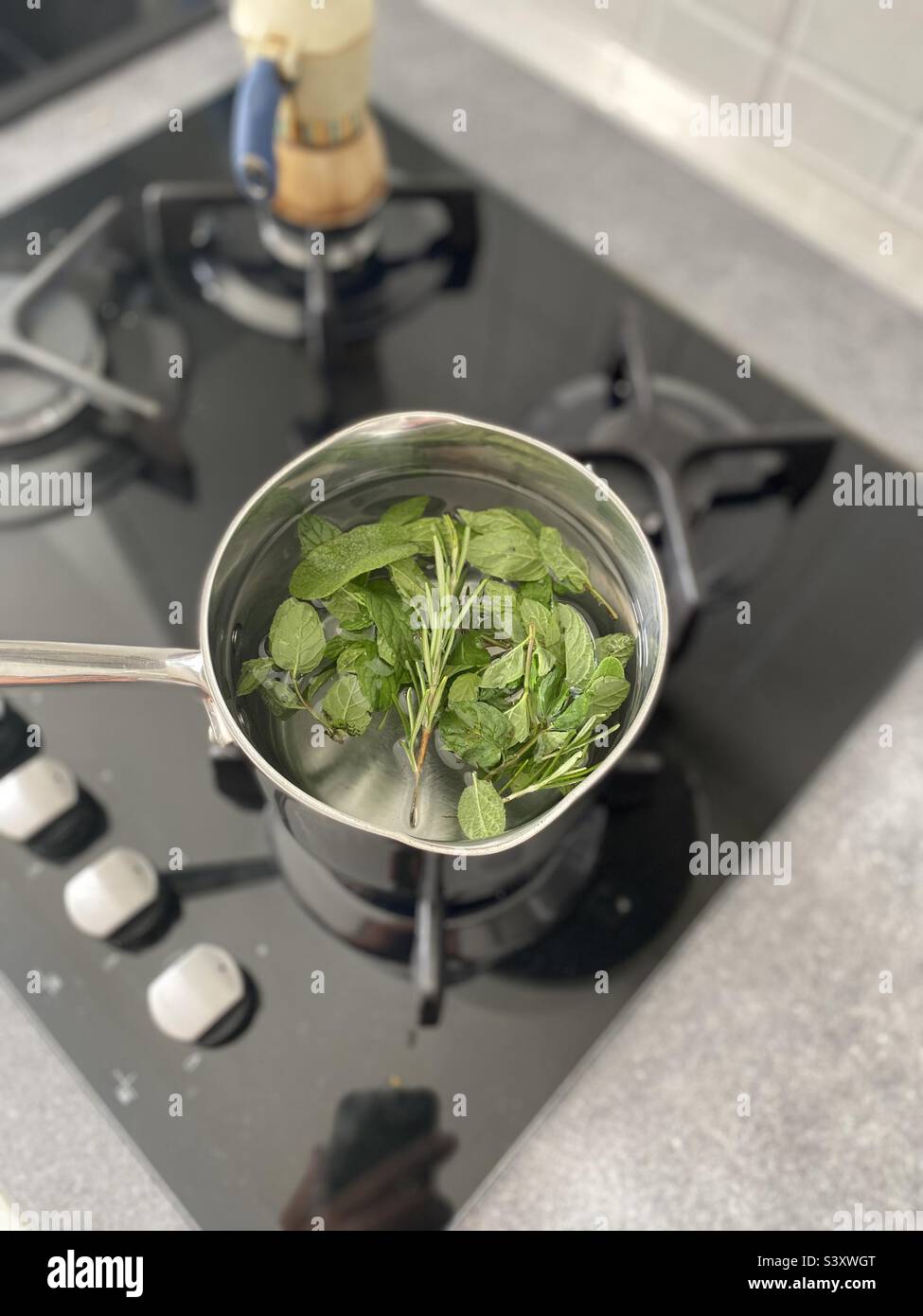 Natural herbal teas Stock Photo - Alamy