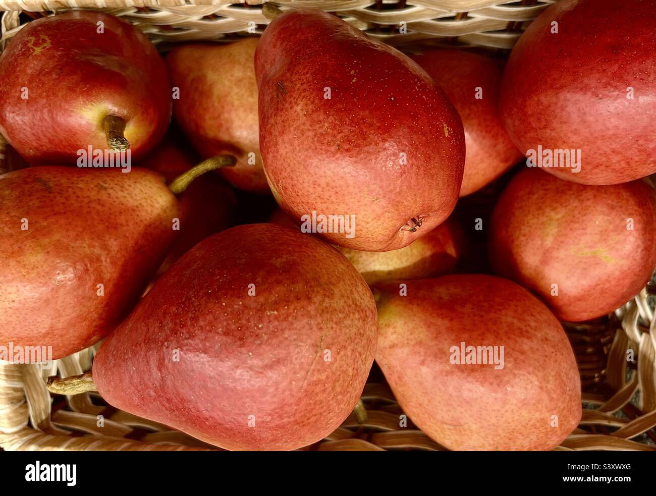 Red pears hi-res stock photography and images - Alamy