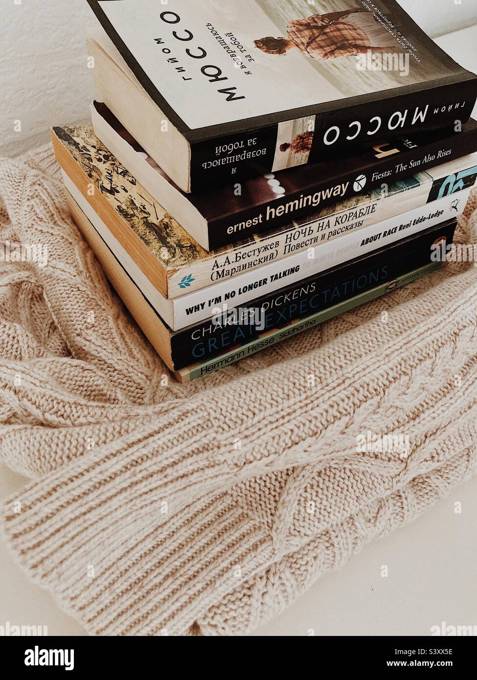 Books in different languages Stock Photo - Alamy