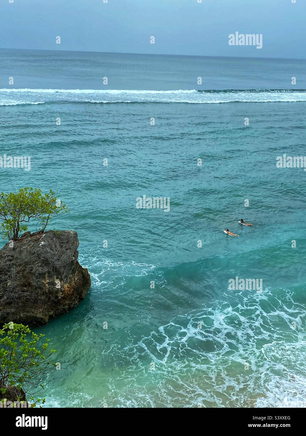 Catching the first waves Stock Photo - Alamy