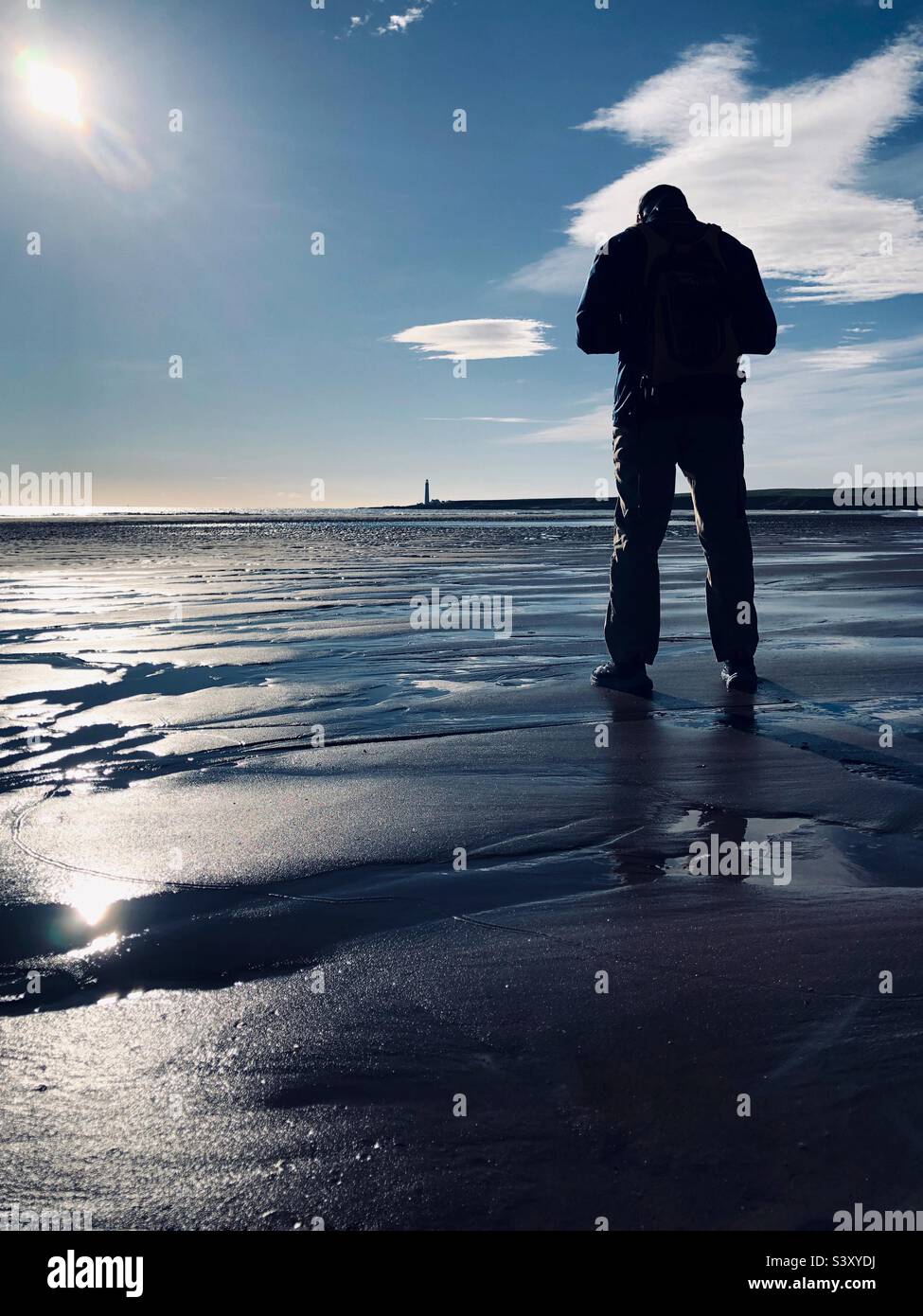 Backlit man standing hi-res stock photography and images - Alamy