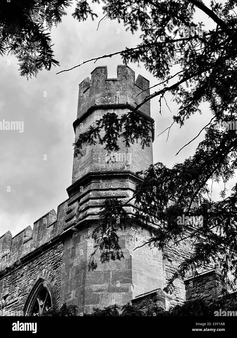 Tower black and white hi-res stock photography and images - Alamy