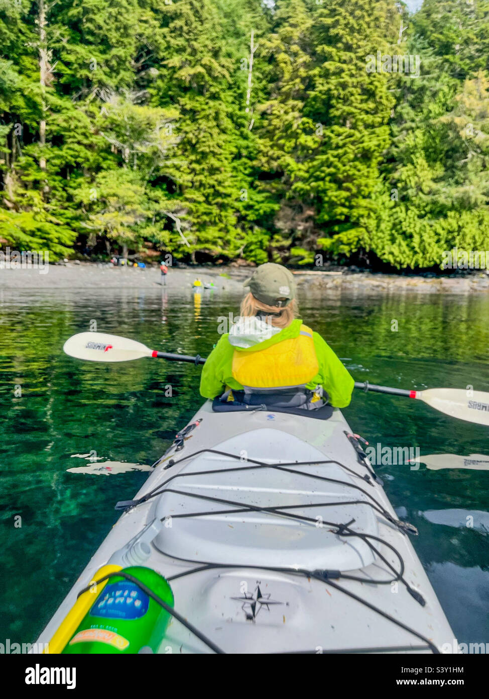 Kayaking around Vancouver Island Stock Photo - Alamy
