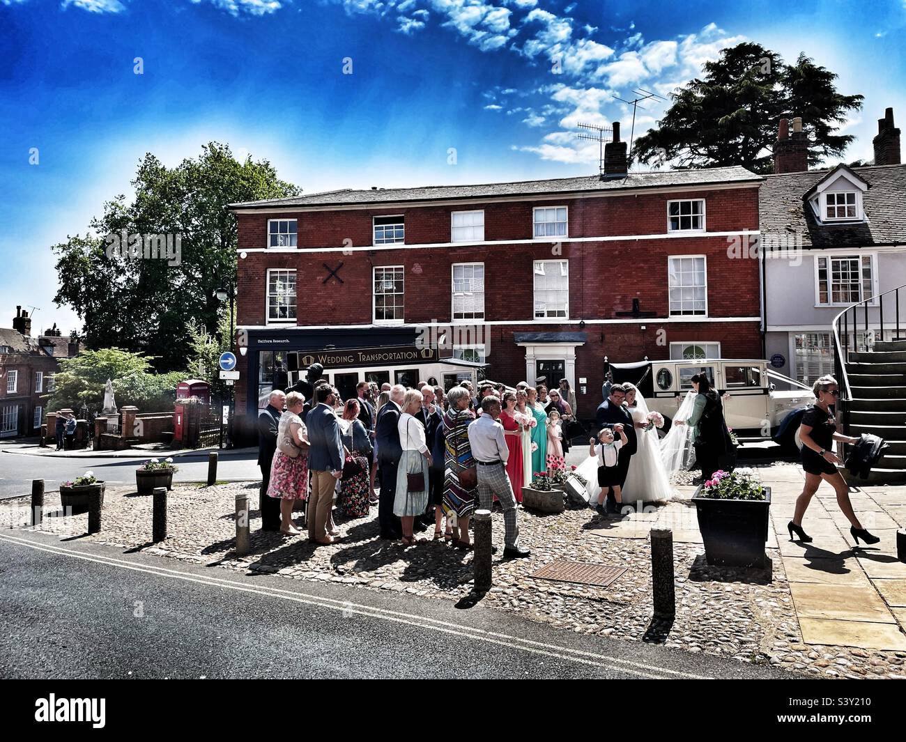 Wedding Shire Hall Woodbridge Suffolk England Stock Photo - Alamy