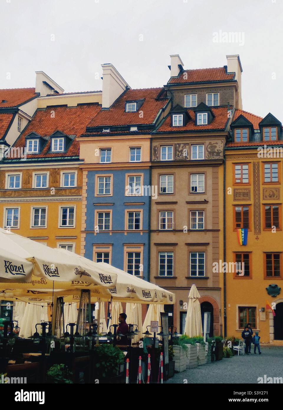 Warsaw old town poland art hi-res stock photography and images - Alamy