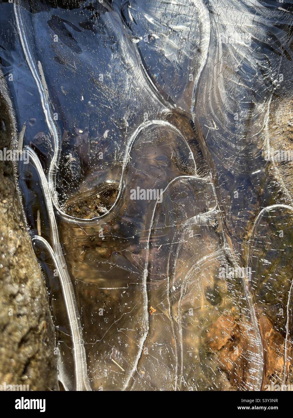 Ice patterns texture hi-res stock photography and images - Alamy