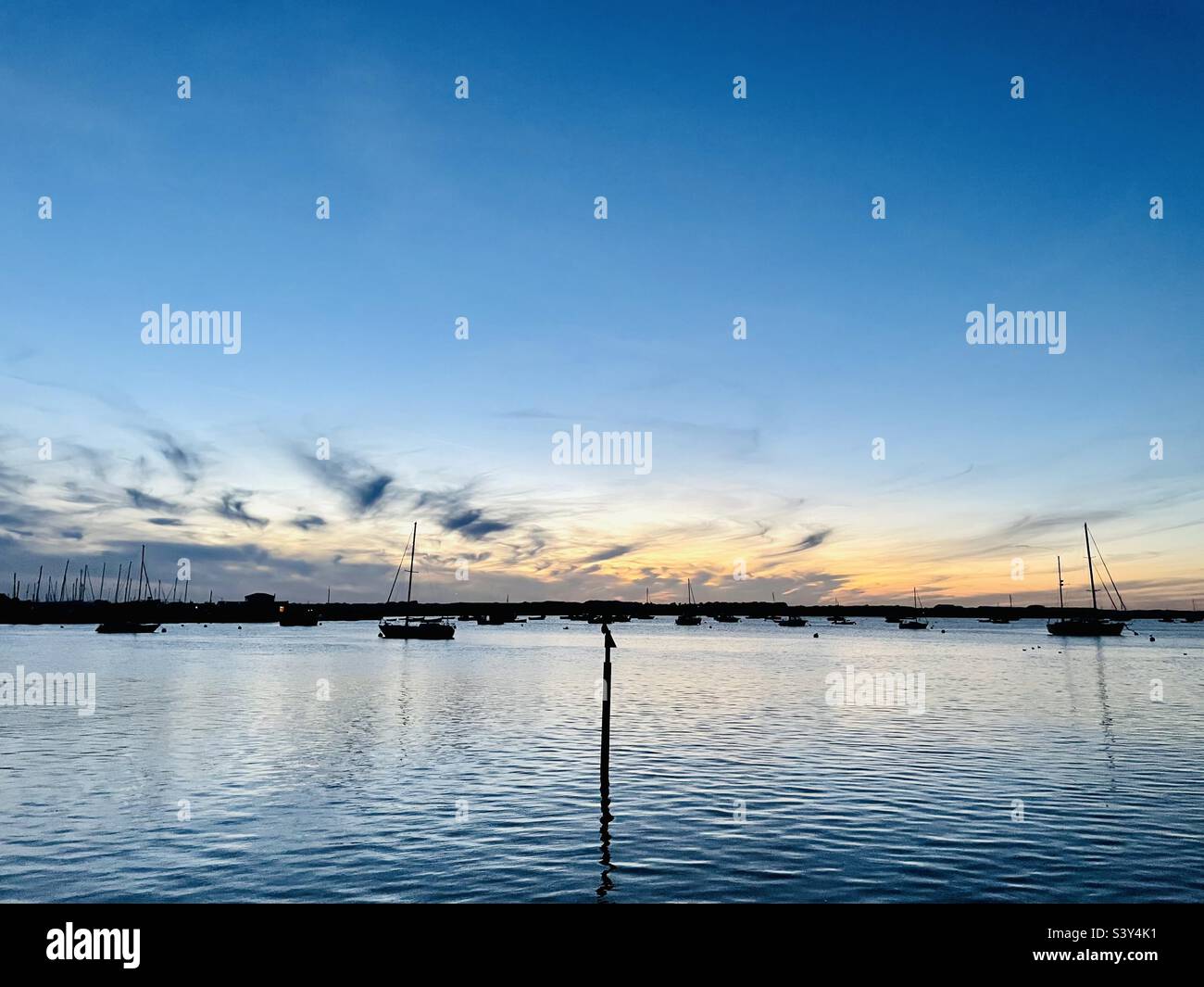 River Deben Bawdsey Ferry Suffolk England Stock Photo - Alamy