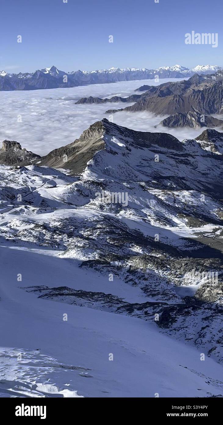 Plateau rosa glacier hi-res stock photography and images - Alamy