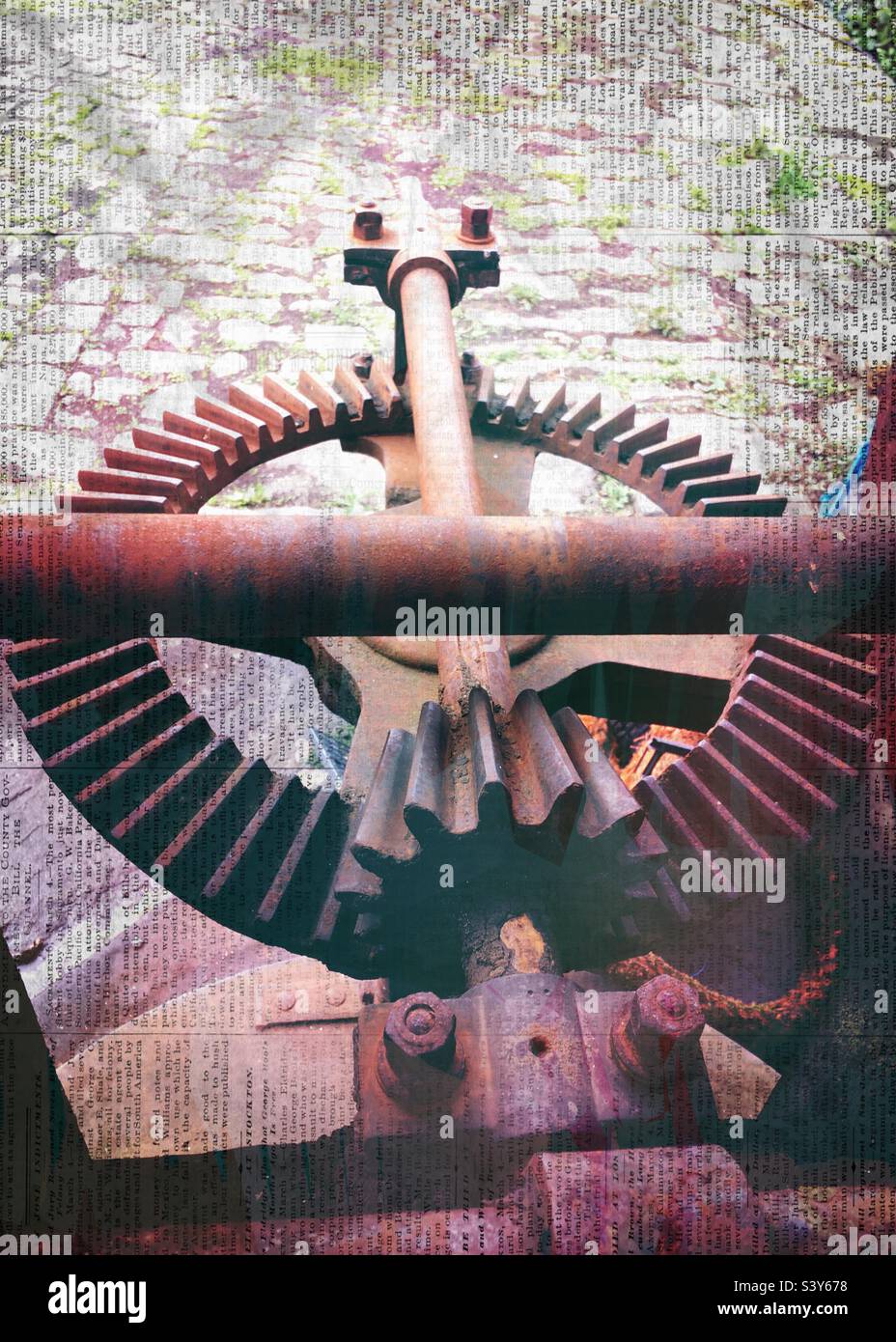 Cogs words hi-res stock photography and images - Alamy