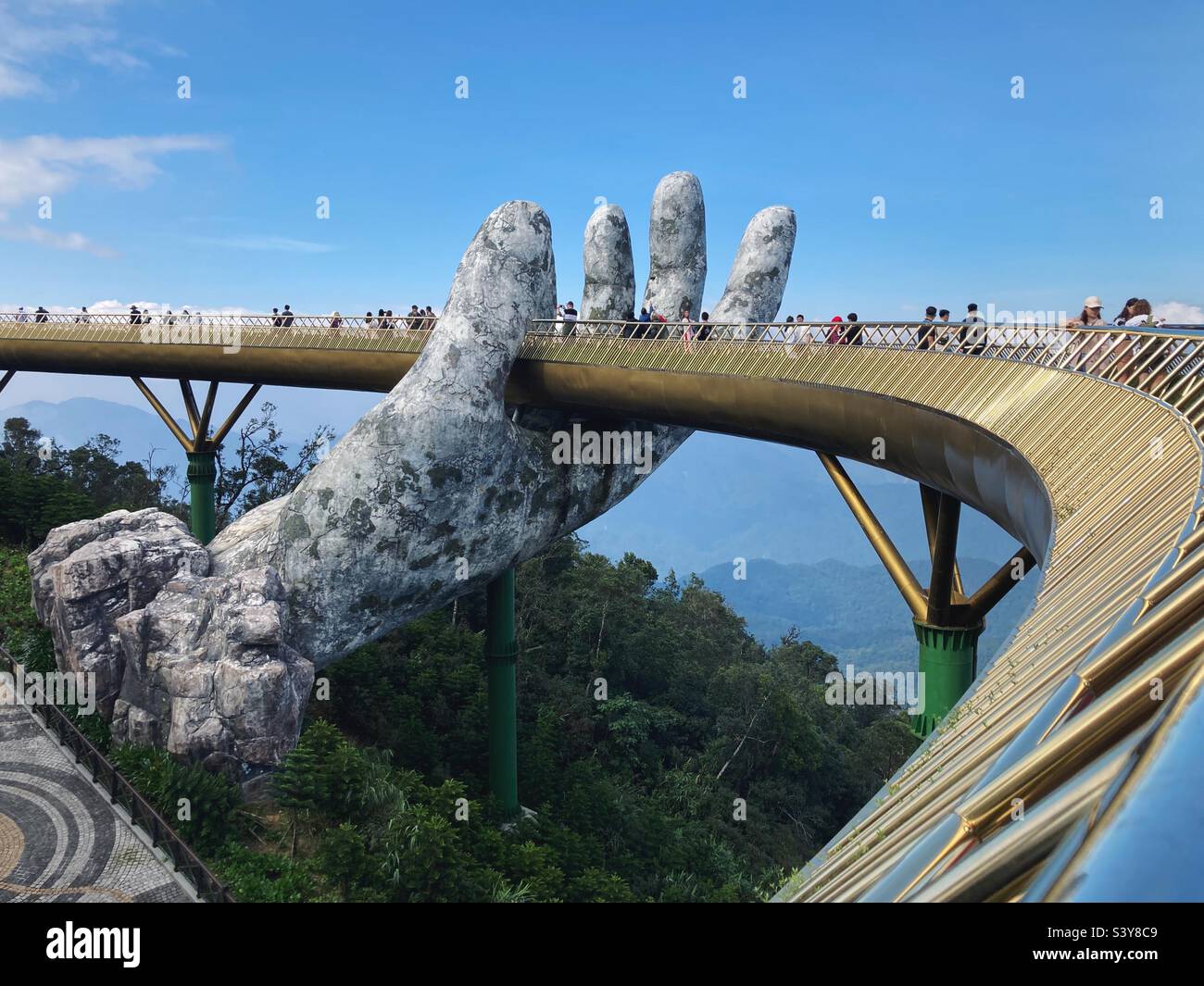 Vietnam bridge hands hi-res stock photography and images - Alamy