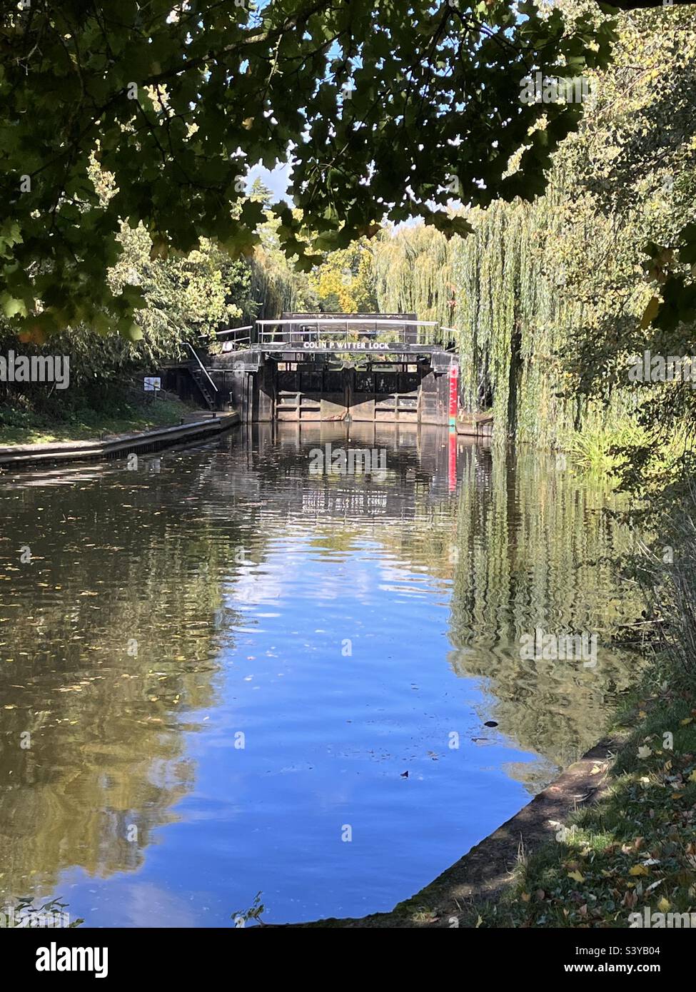 Colin P Witter Lock on the River Avon at Stratford-upon-Avon ...