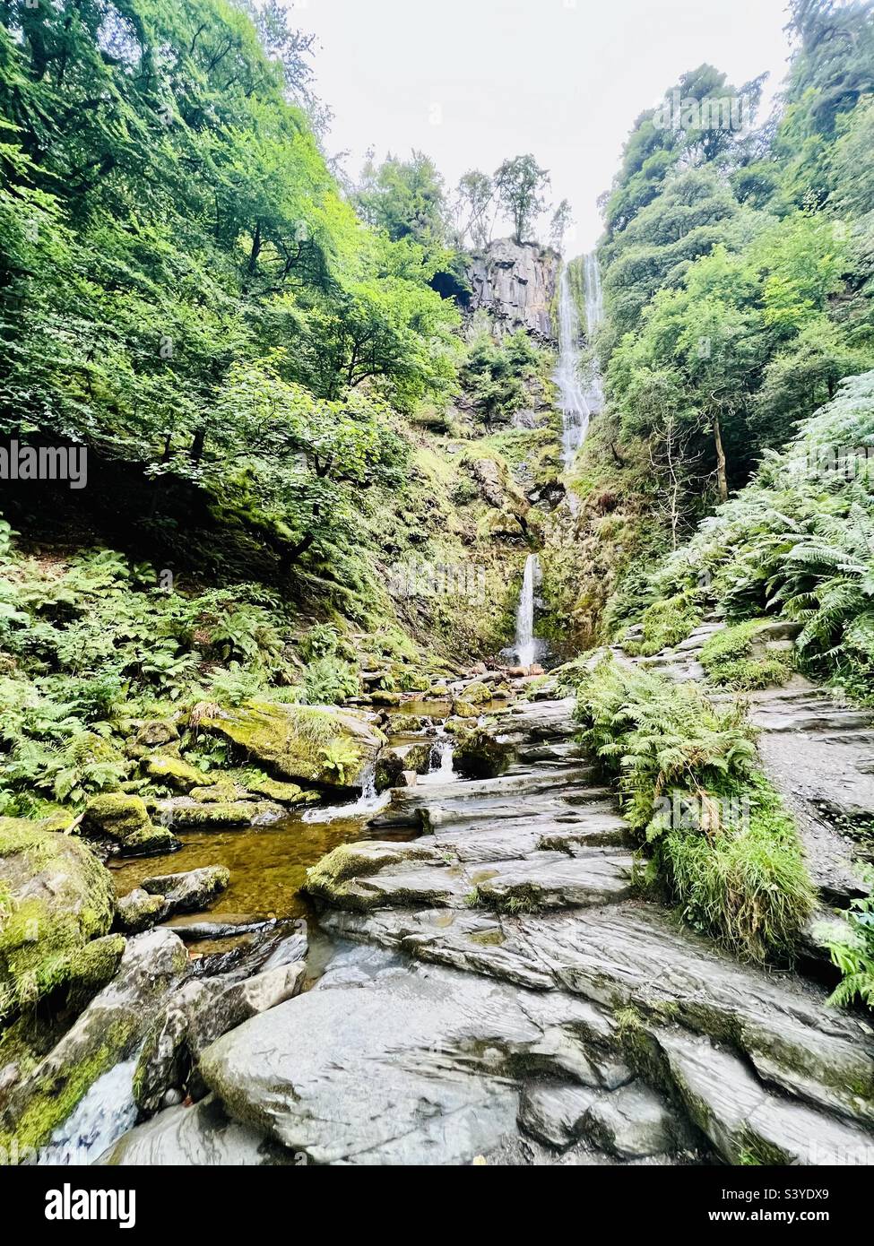 Pistyll rhaeadr waterfall hi-res stock photography and images - Alamy