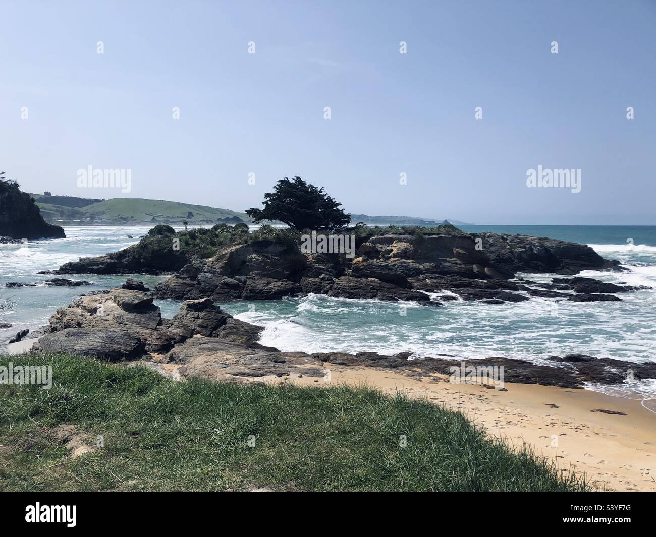 New zealand dunedin brighton beach hi-res stock photography and images ...