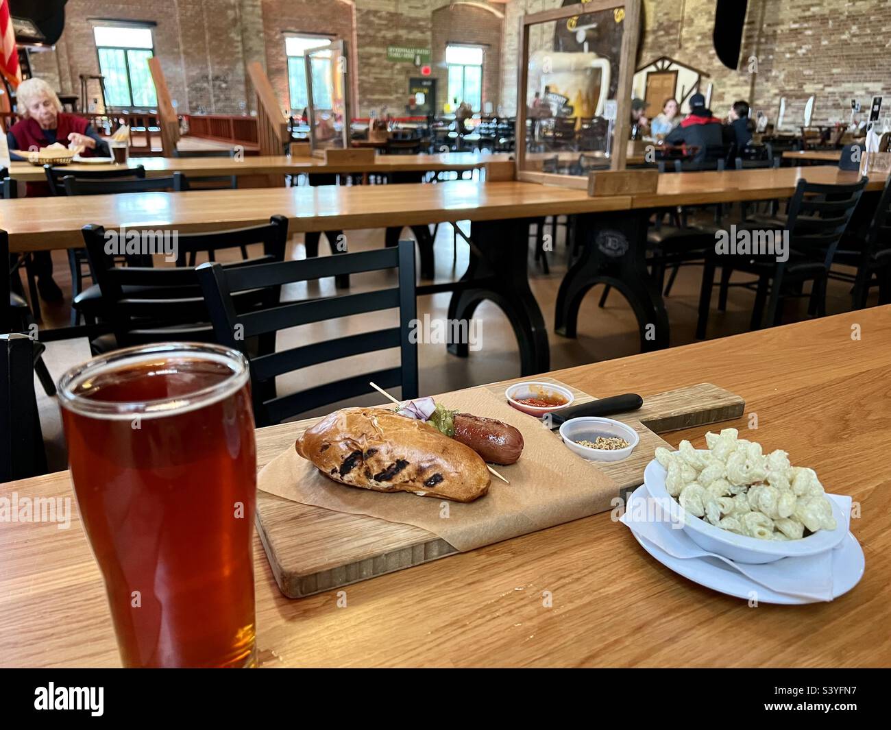 Bratwurst and beer hi-res stock photography and images - Alamy