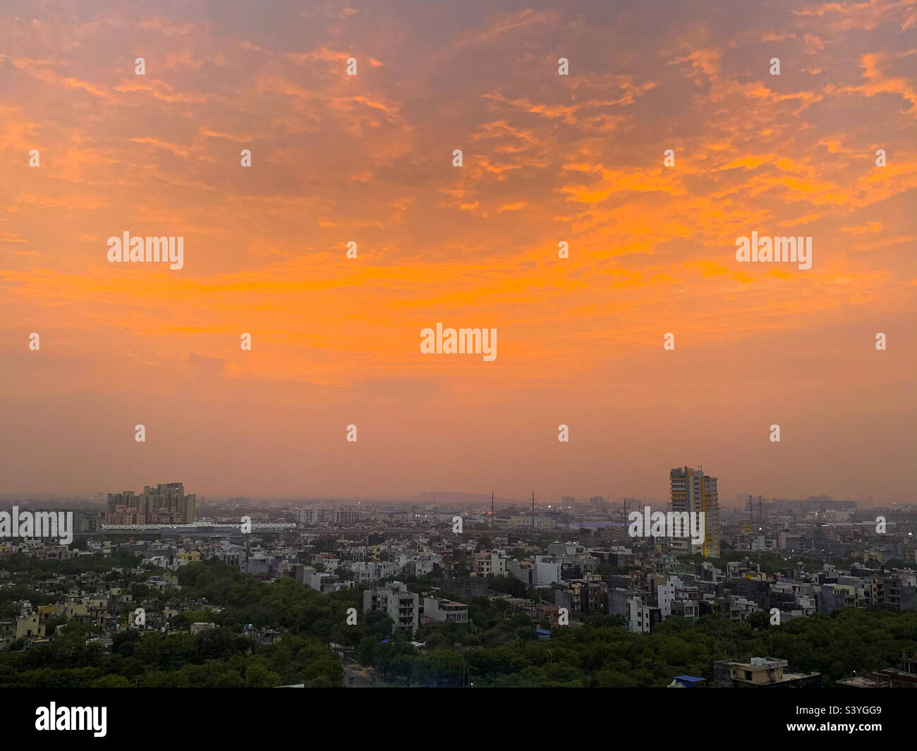 Noida skyline hi-res stock photography and images - Alamy
