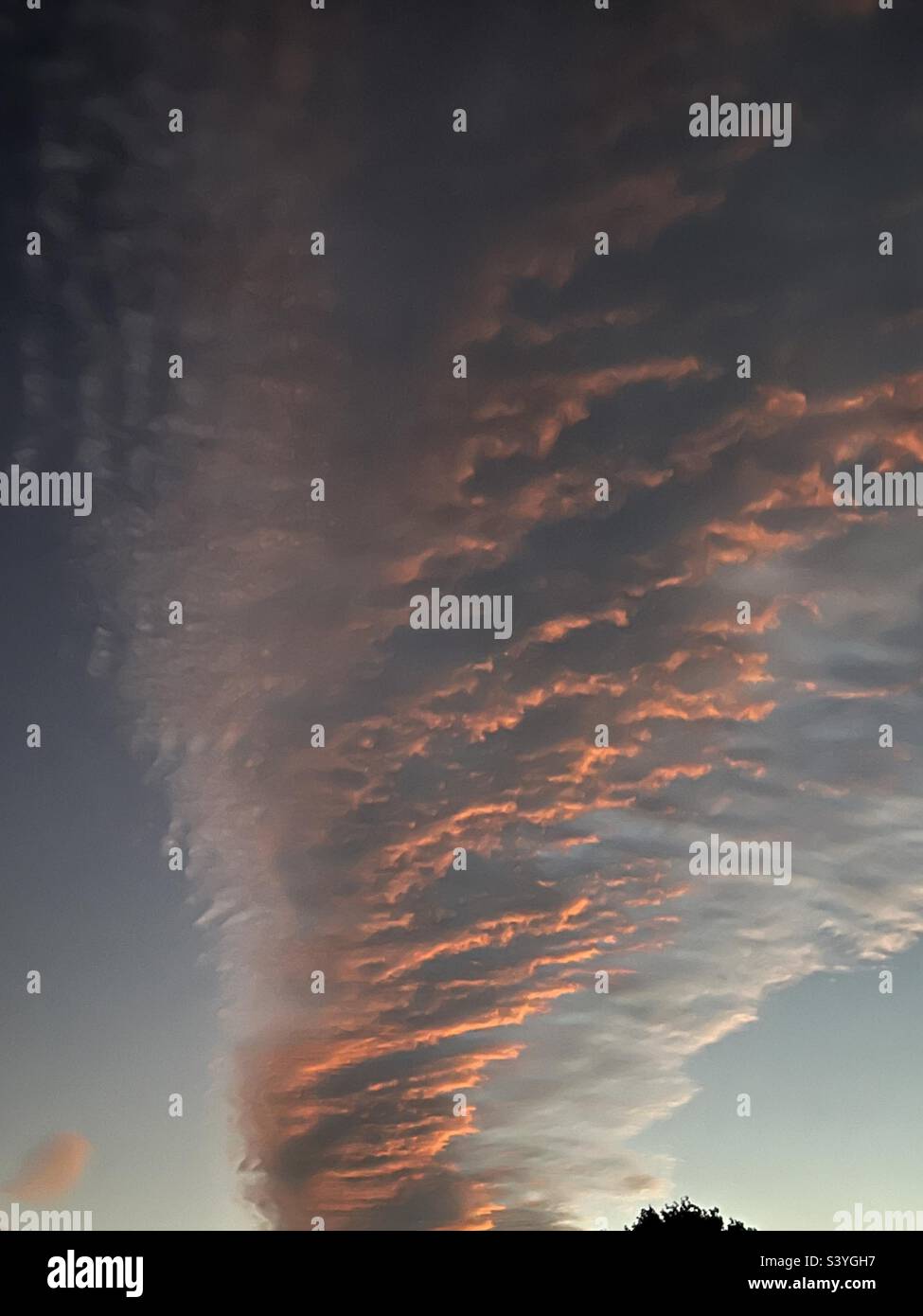 Swirl of clouds hi-res stock photography and images - Alamy