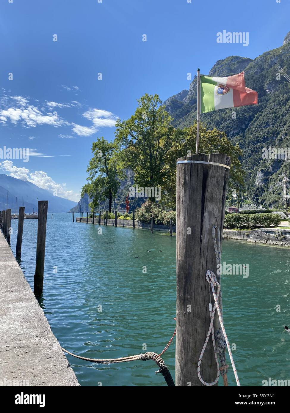 Garda flag hi-res stock photography and images - Alamy