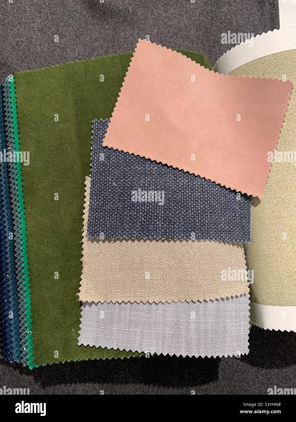 Textiles samples hi-res stock photography and images - Alamy