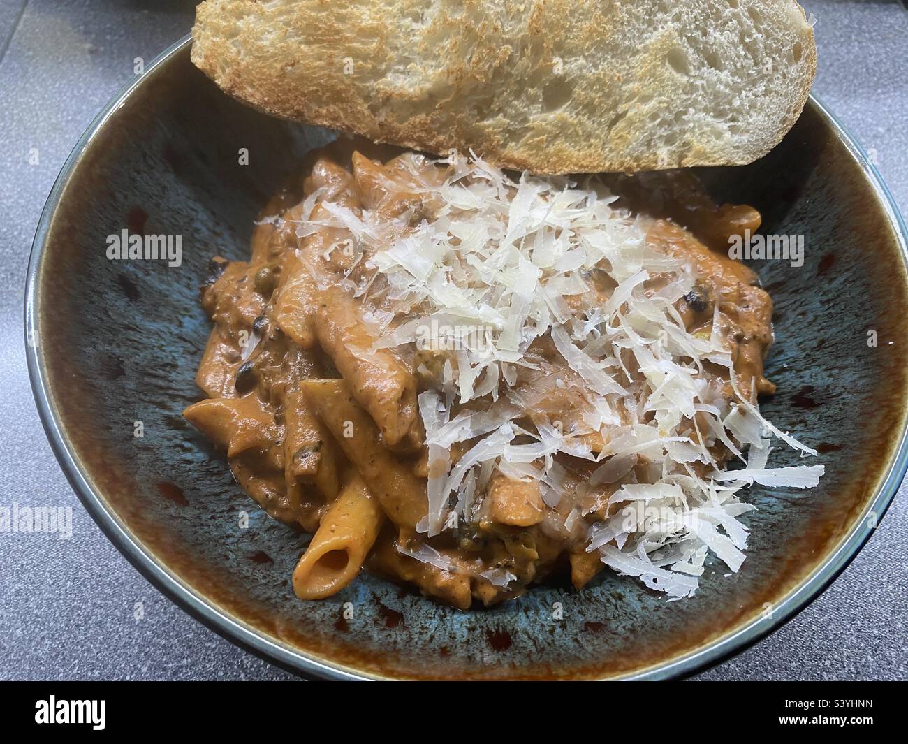 Homemade Meat Pasta and Sauce Stock Photo - Alamy