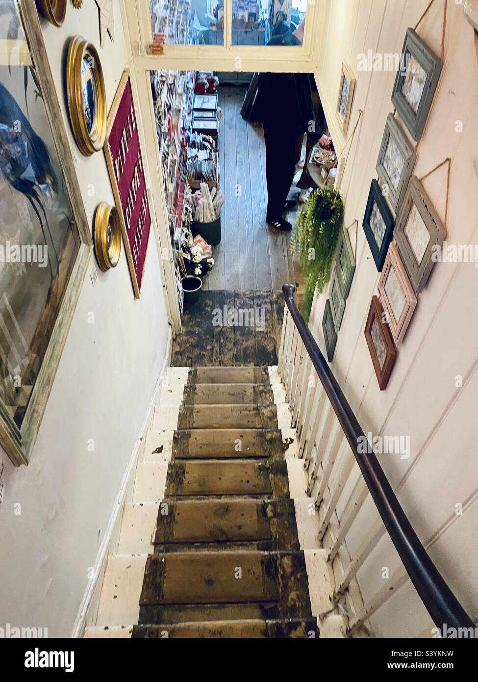 Stairs customers hi-res stock photography and images - Alamy