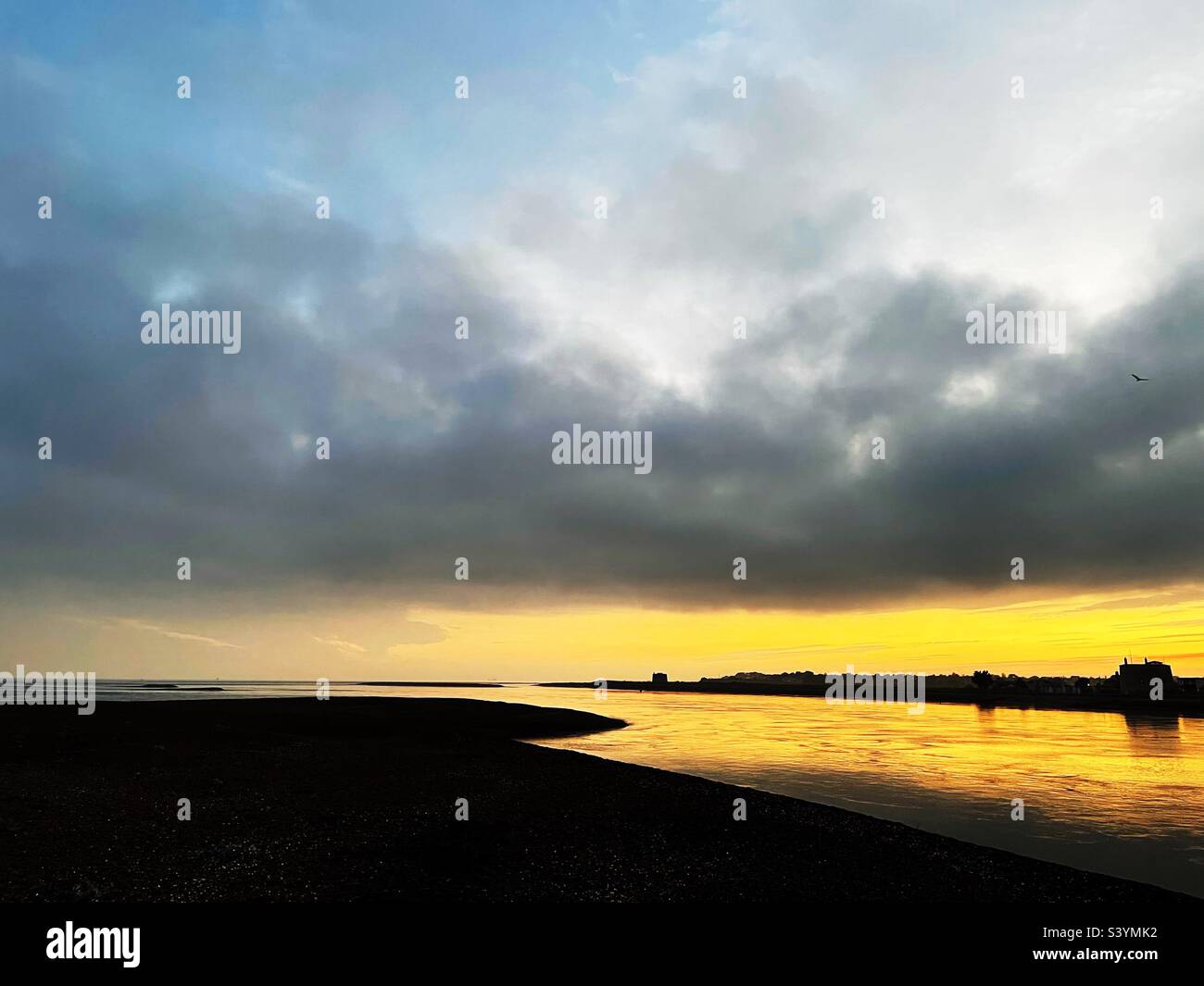 River Deben estuary Bawdsey Ferry Suffolk England Stock Photo - Alamy
