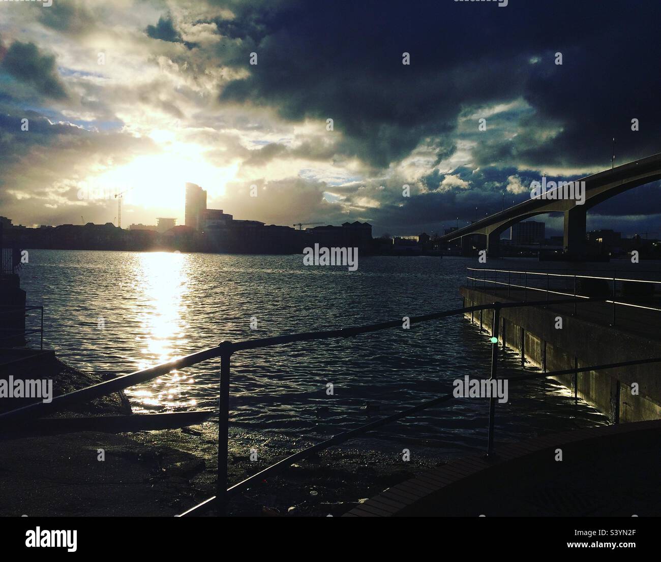 The Itchen bridge Stock Photo - Alamy