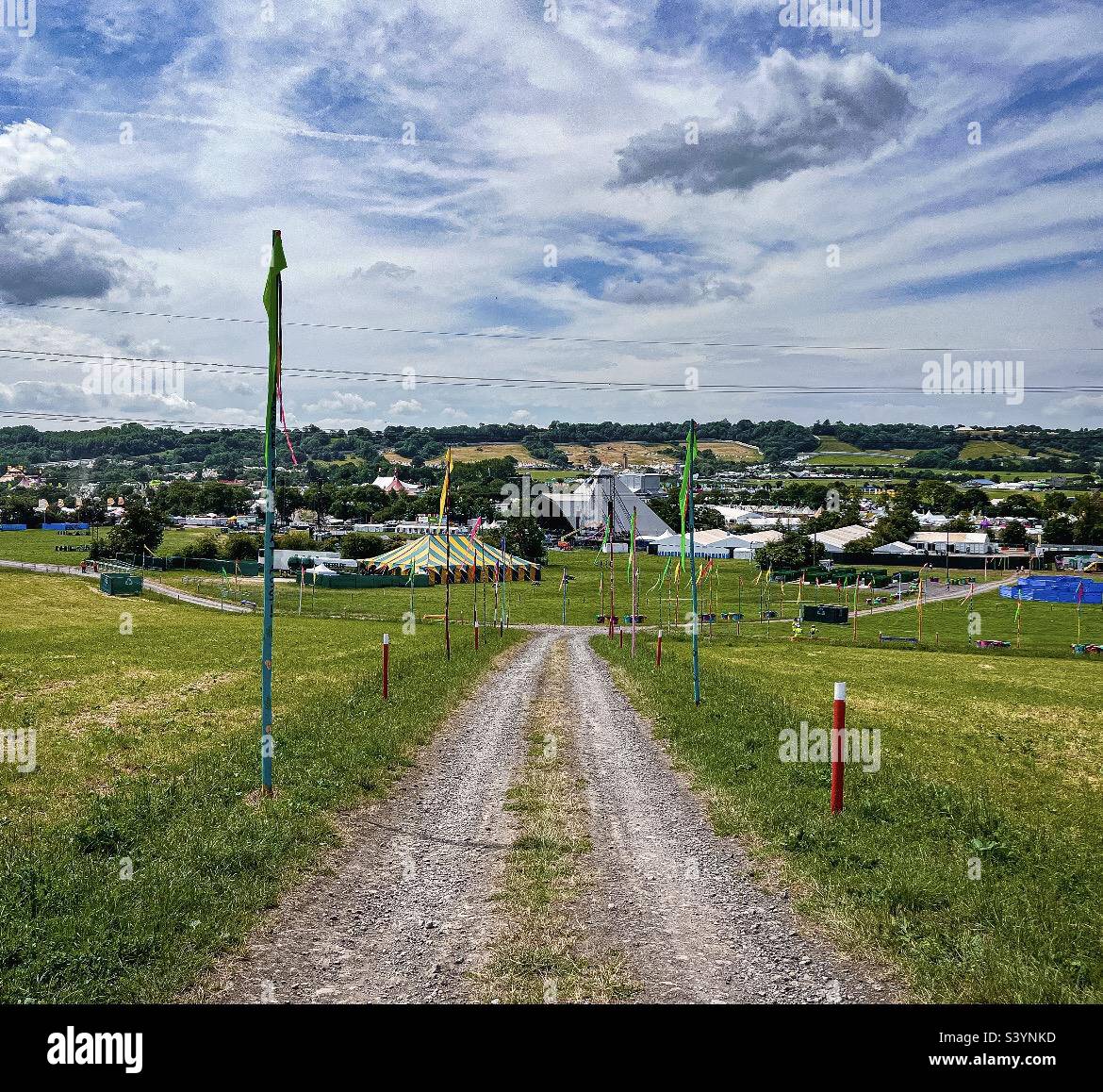 Worthy farm glastonbury hi-res stock photography and images - Alamy