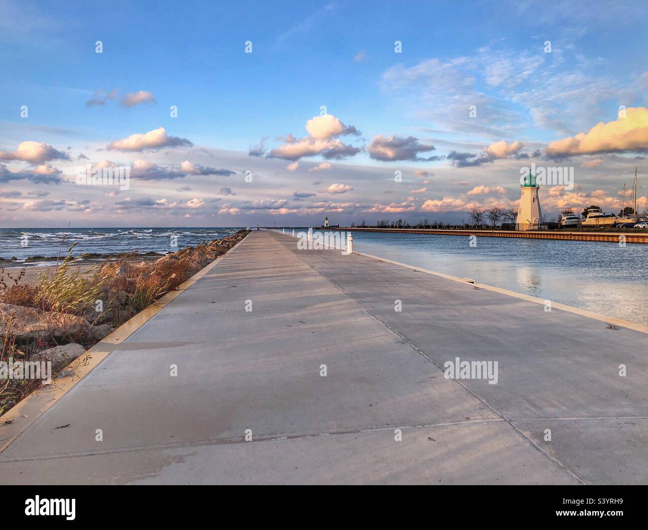 Port Dalhousie pier Stock Photo - Alamy