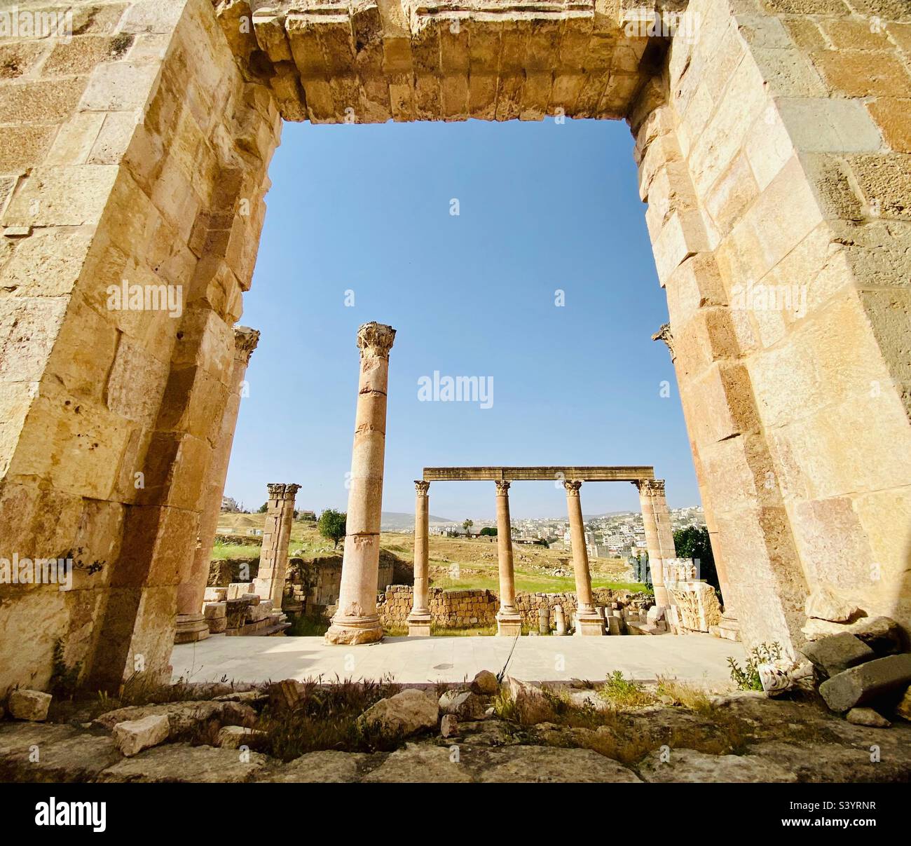 Jerash Jordan, Roman ruins Stock Photo - Alamy