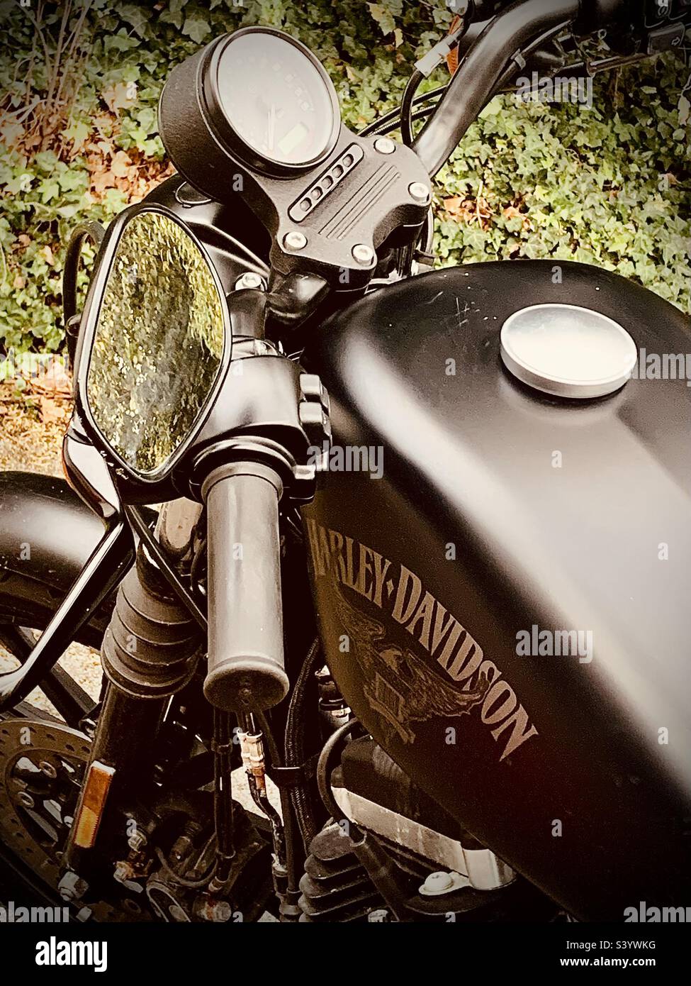 Harley handlebar hi-res stock photography and images - Alamy