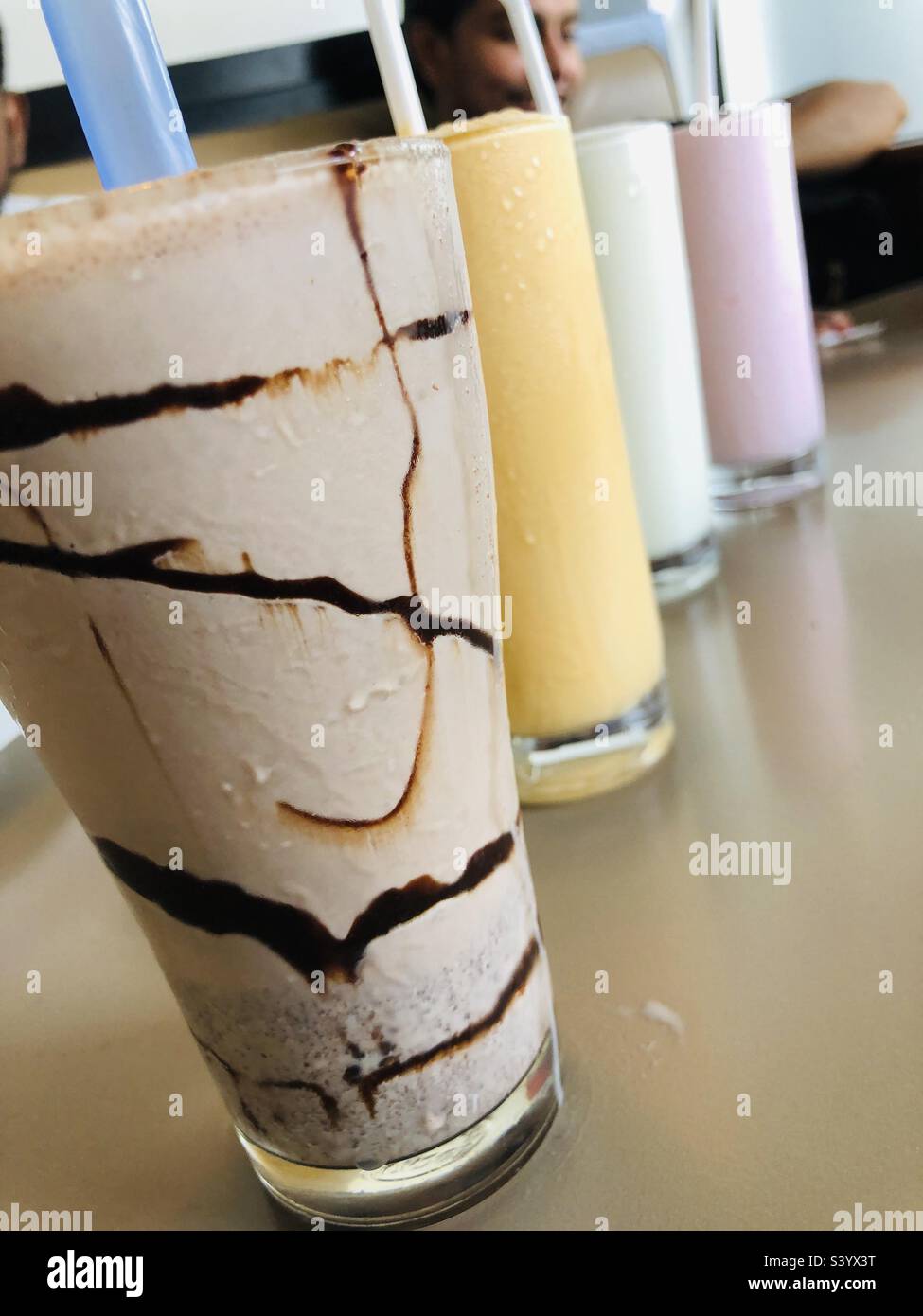 Mango milkshake hi-res stock photography and images - Alamy