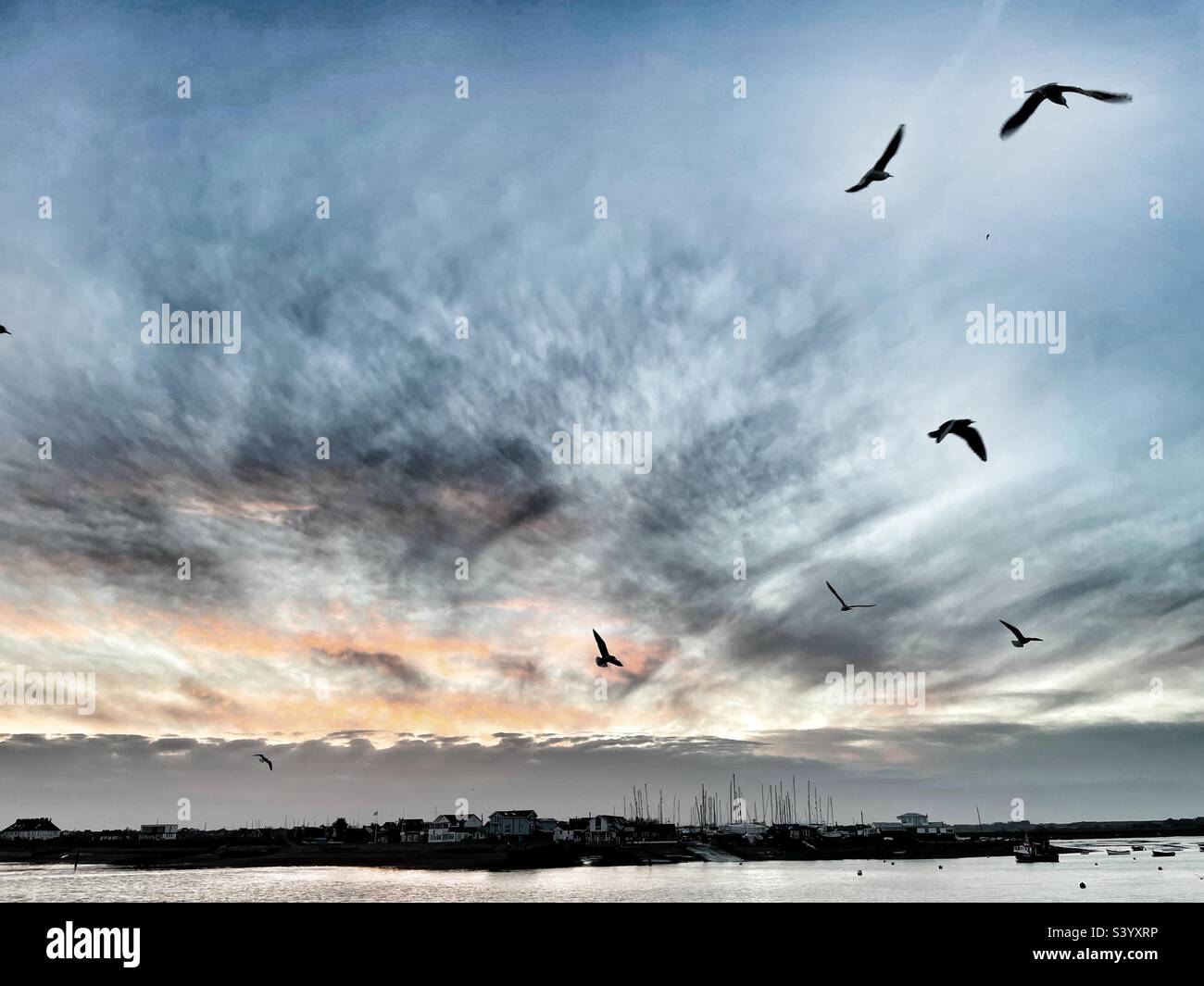 River Deben Felixstowe Ferry Suffolk England Stock Photo - Alamy