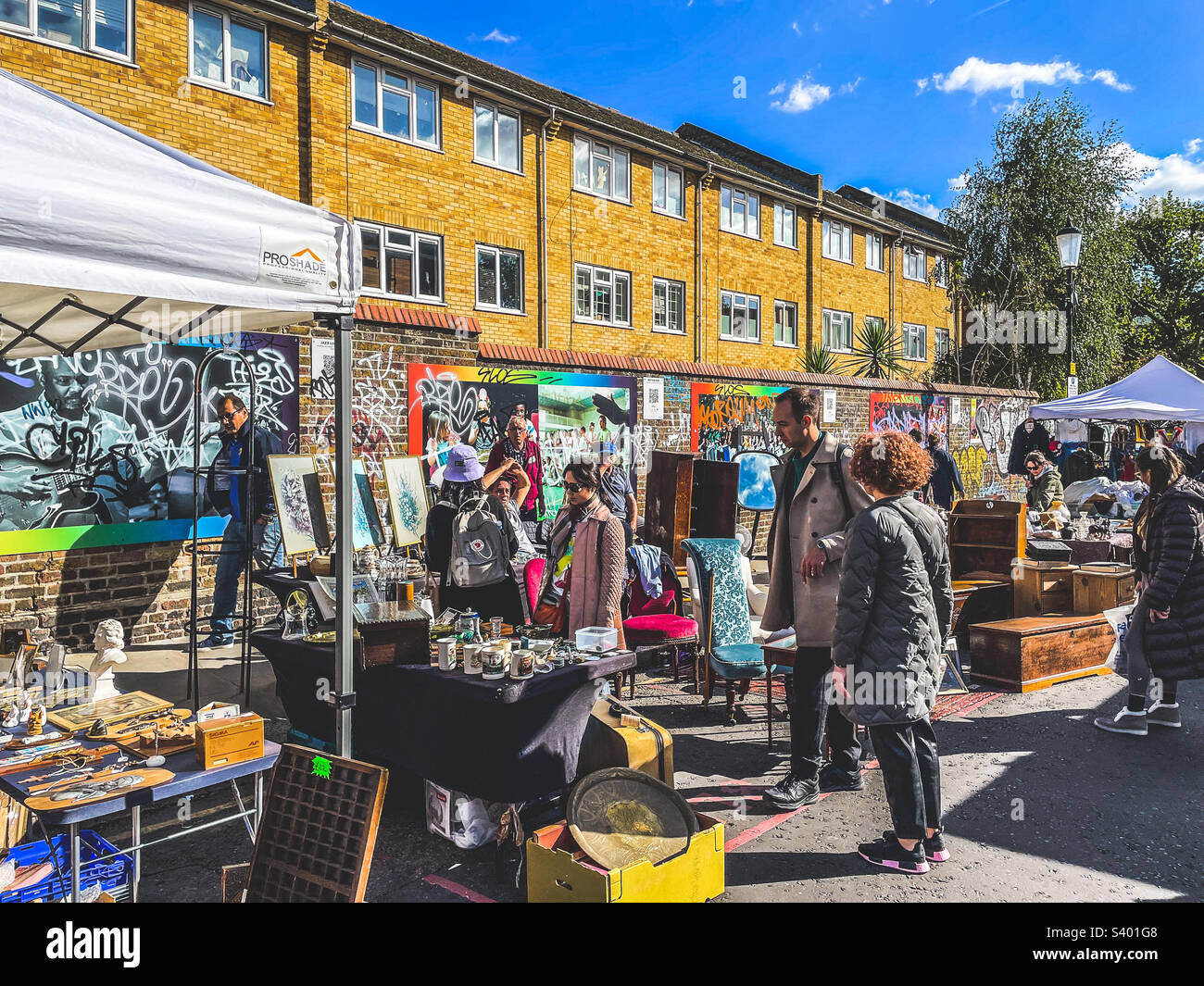 Vintage portobello road hi-res stock photography and images - Alamy