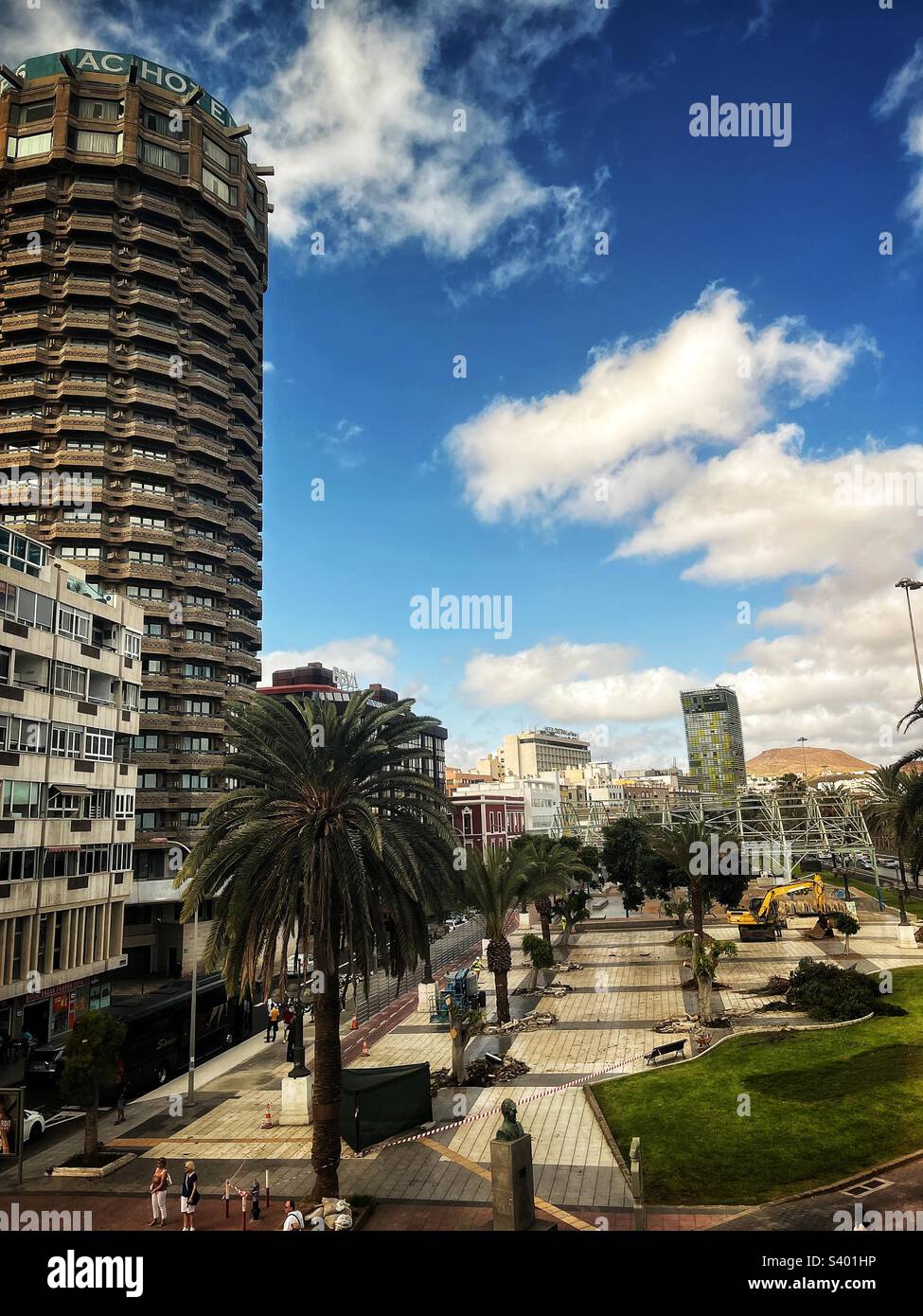 View of Las Palmas from science museum in Gran Canaria. Includes AC ...