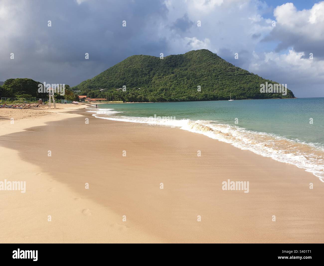 Caribbean island paradise Stock Photo - Alamy