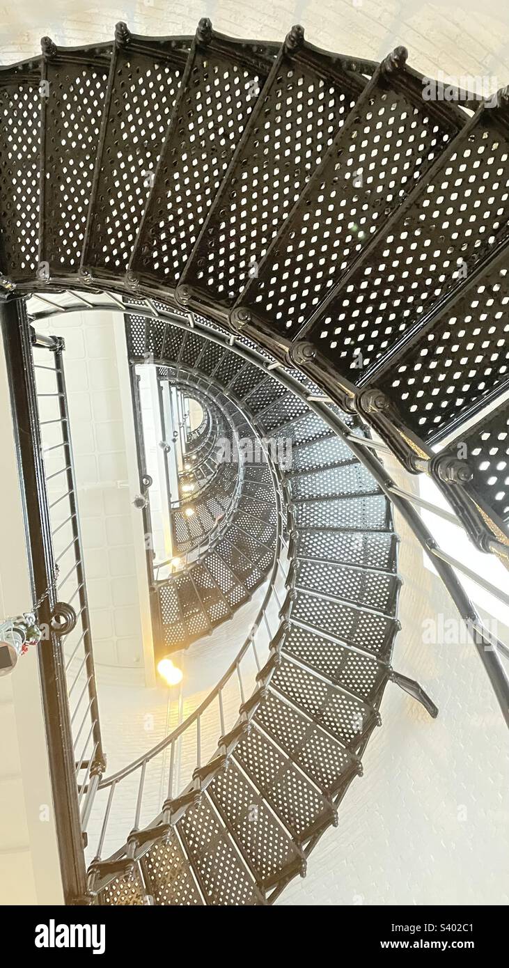 St augustine lighthouse stairs hi-res stock photography and images - Alamy