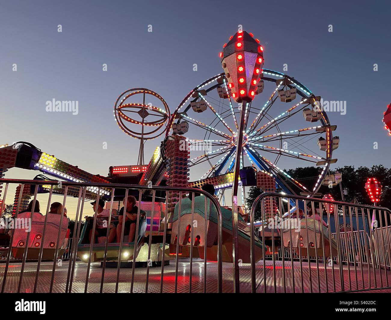 Night carnival, carnival, family carnival Stock Photo - Alamy