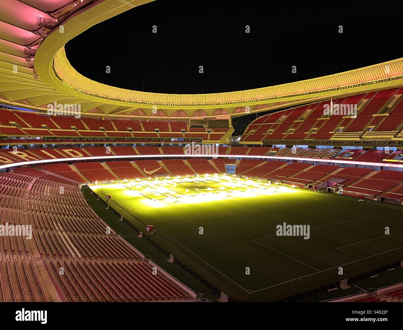 Inside the Empty Metropolitano Stadium (Cívitas Metropolitano) in ...