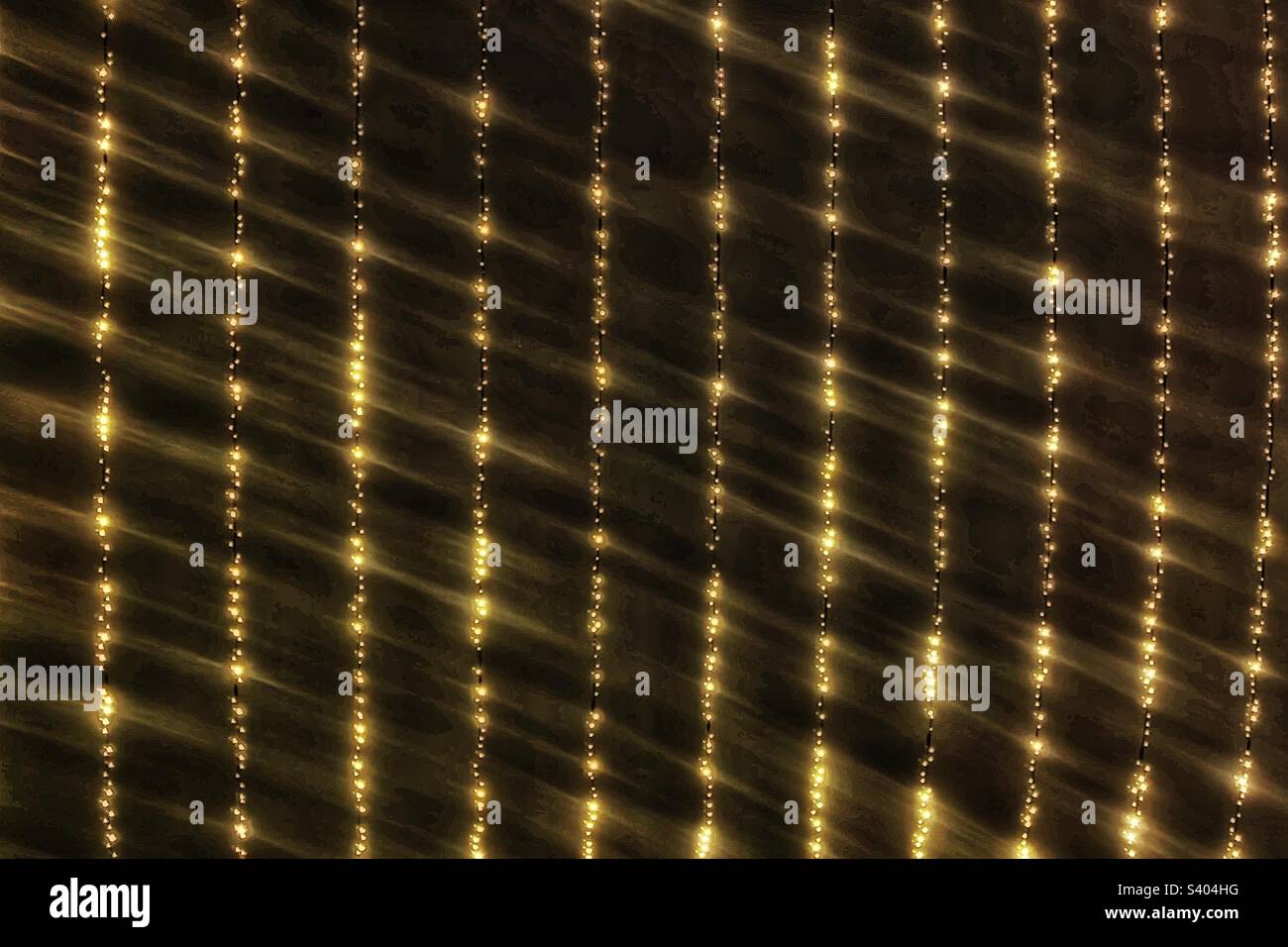 String lights at Christmas sparkle Stock Photo - Alamy