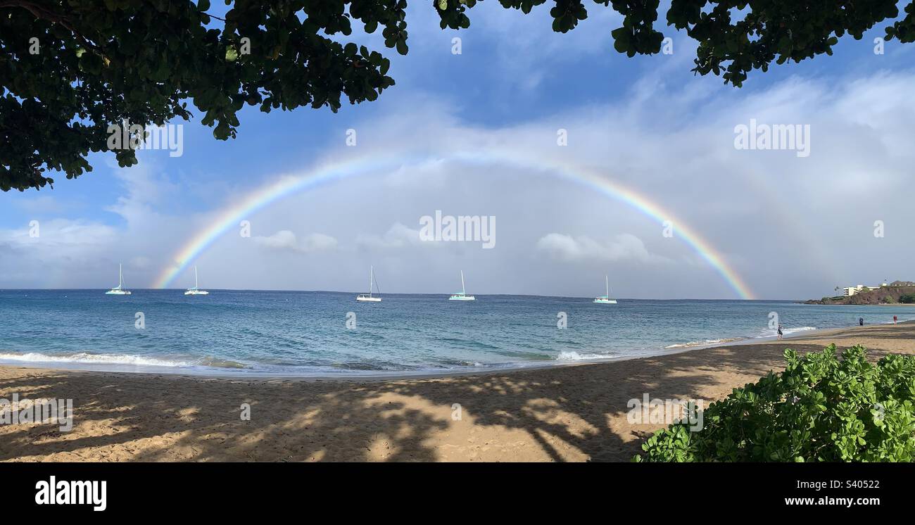 Rainbow double rainbow hi-res stock photography and images - Alamy