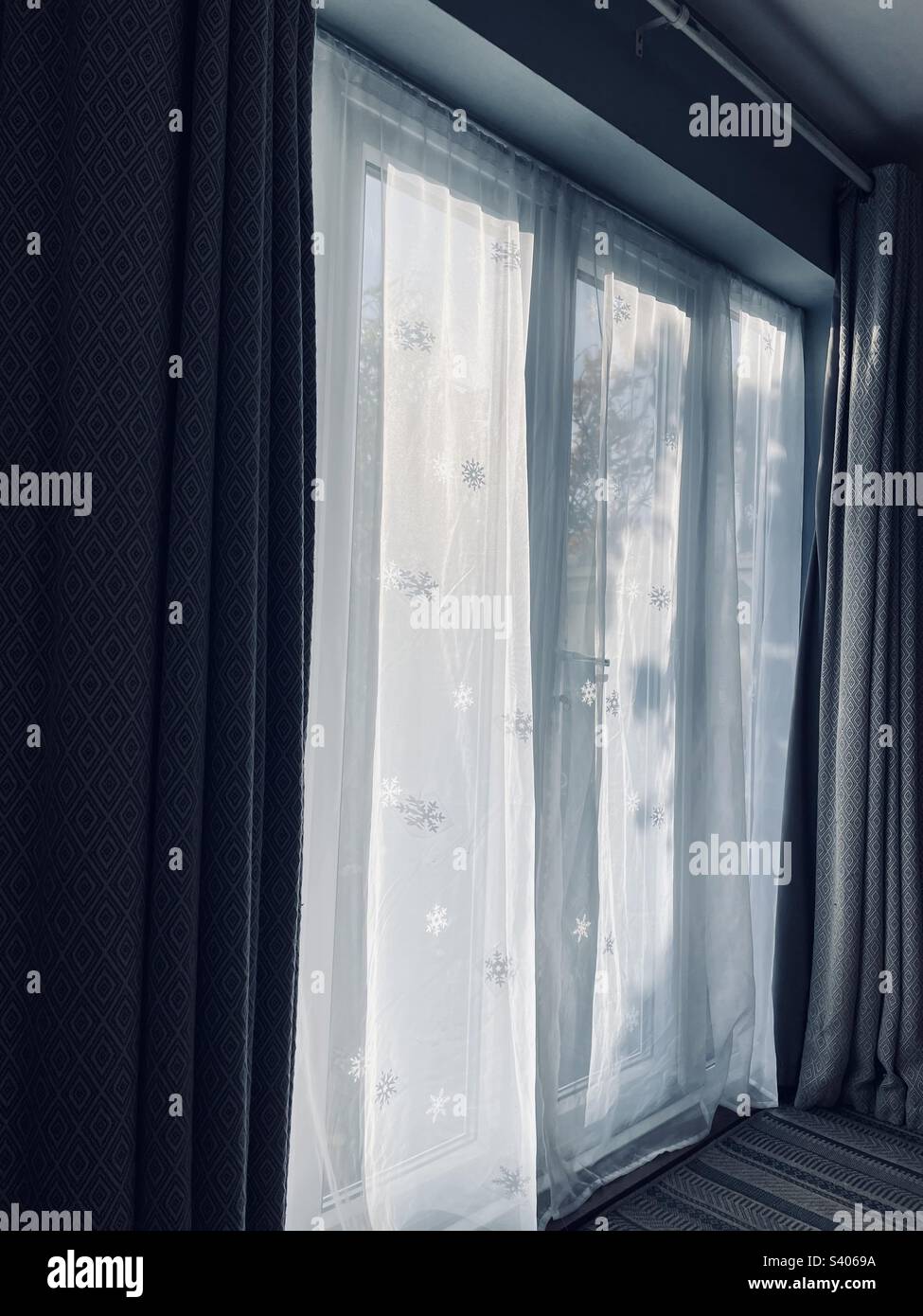 Stickers window hi-res stock photography and images - Alamy