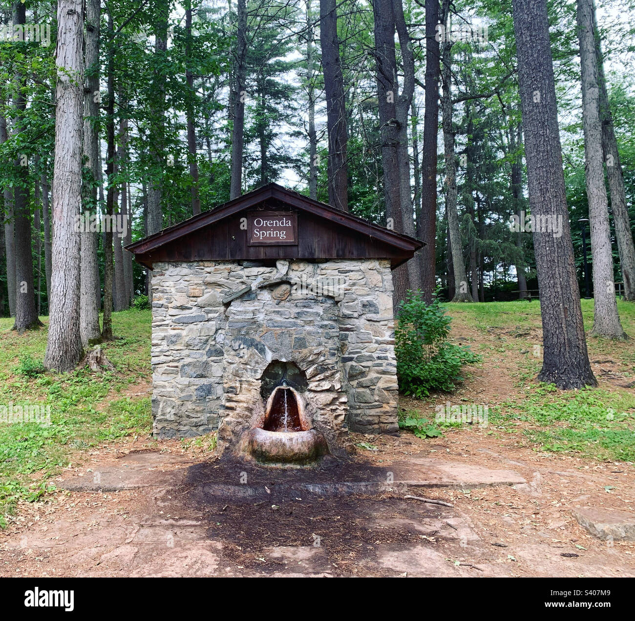 June, 2022, Orenda Spring, Saratoga Spa State Park, Saratoga Springs ...