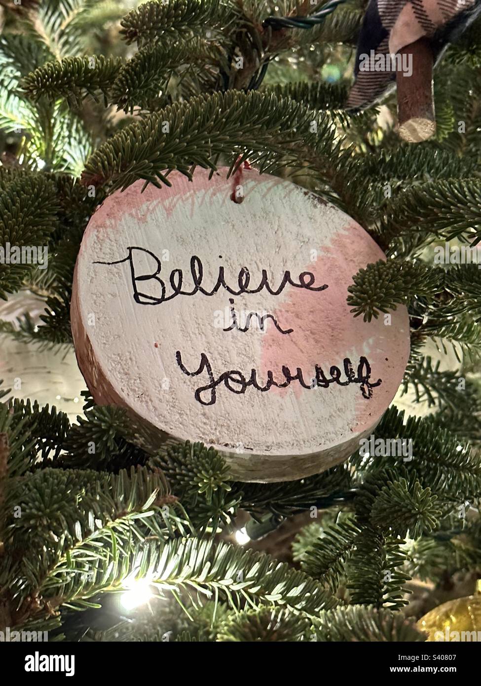 Believe in yourself Stock Photo - Alamy