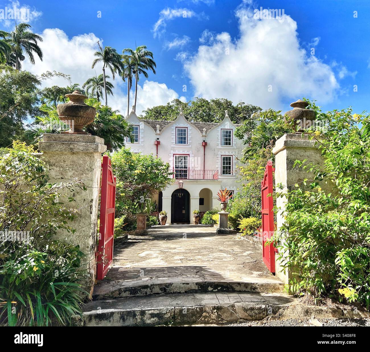 St.Nicholas Abbey in Barbados Stock Photo - Alamy
