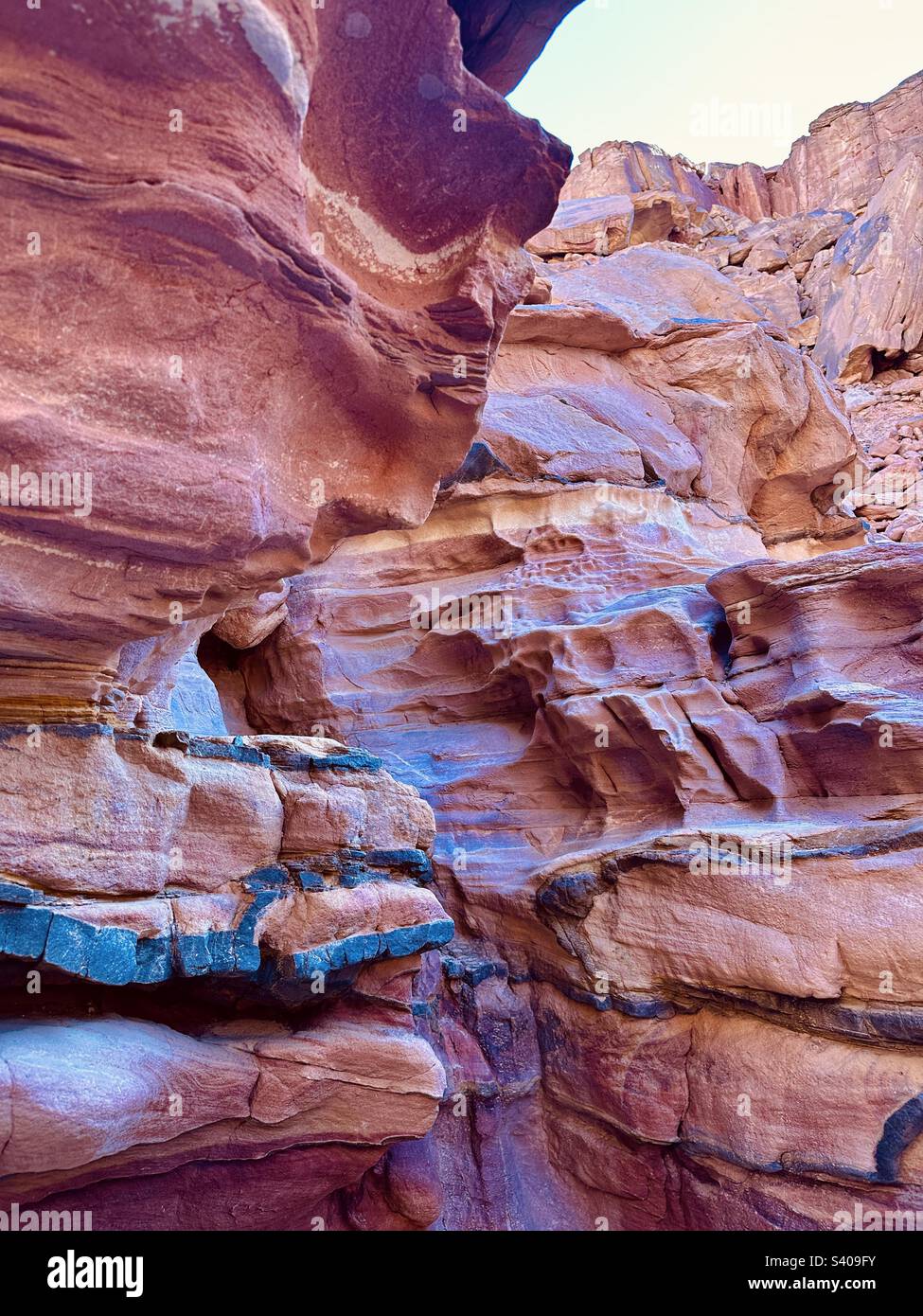 Sinai colored canyon egypt hi-res stock photography and images - Alamy