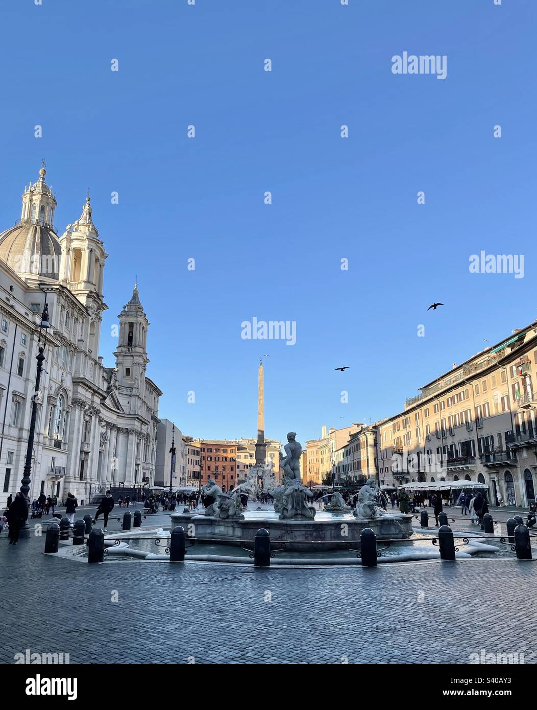 Piazza navona monument hi-res stock photography and images - Alamy