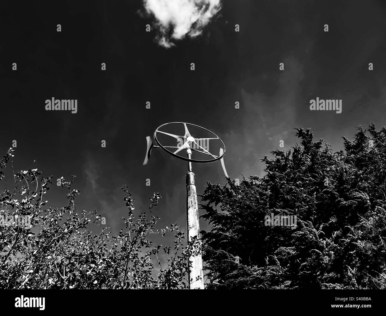 Micro wind turbine Stock Photo - Alamy